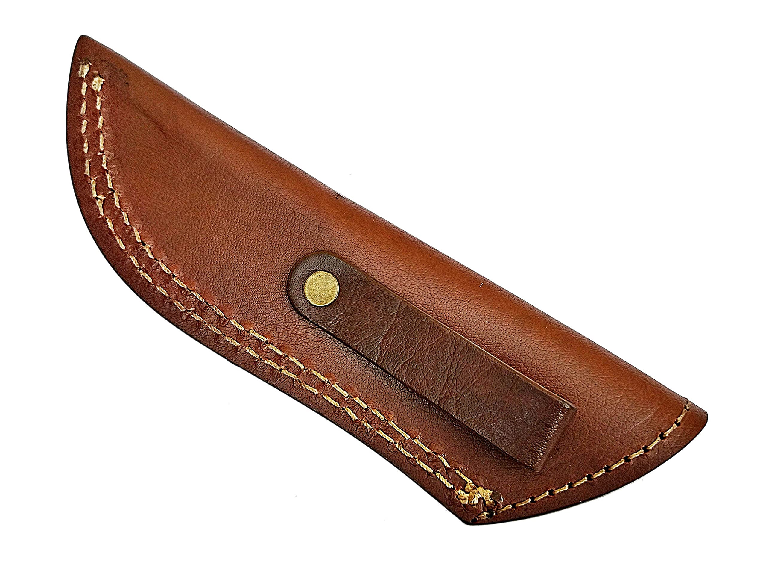 7" long handmade leather knife sheath for 7"—9" fixed blade knife