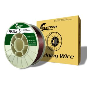 NICETECH, MIG Solid Welding Wire, Carbon Steel, ER70S-6 .035-Diameter, 10 Pounds Spool, Package of 1