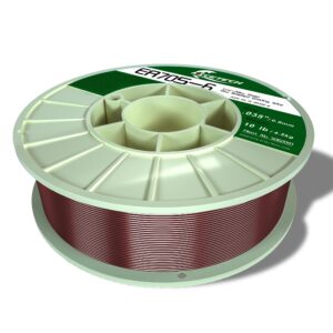 NICETECH, MIG Solid Welding Wire, Carbon Steel, ER70S-6 .035-Diameter, 10 Pounds Spool, Package of 1