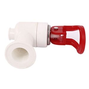 Qtqgoitem Home Push Type Plastic Water Tap Faucet 3/8BSP White Red (Model: b29 ec2 477 abb 44f)