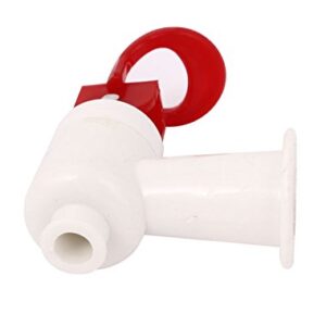 Qtqgoitem Home Push Type Plastic Water Tap Faucet 3/8BSP White Red (Model: b29 ec2 477 abb 44f)