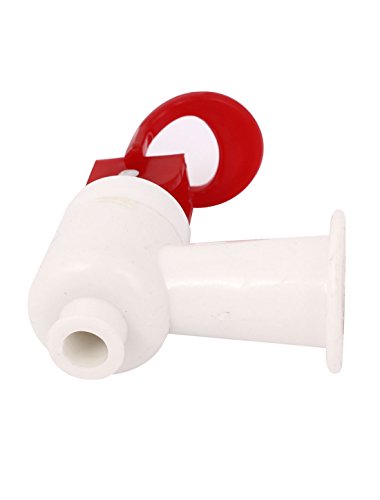 Qtqgoitem Home Push Type Plastic Water Tap Faucet 3/8BSP White Red (Model: b29 ec2 477 abb 44f)