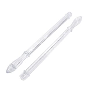 qtqgoitem cleaning tool plastic handle 14 inch 21mm male thread 2 pcs (model: 66d 220 492 502 fc6)