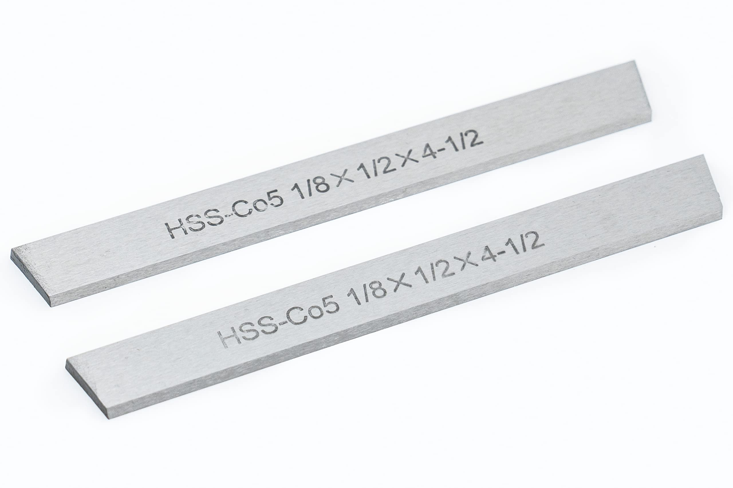 Set of 2 HSS 1/8 x 1/2 x 4-1/2 Inch 5% Cobalt Cut-Off Blade