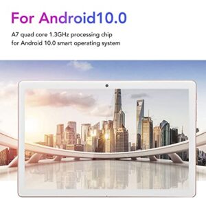 Tablet 10.1 Inch 10.0 with A7 Quad Core and SC7731E, 2GB RAM and 32GB ROM, HD Touchscreen Tablets with Dual Camera Front 2MP and Rear 5MP, Dual Card Dual Standby