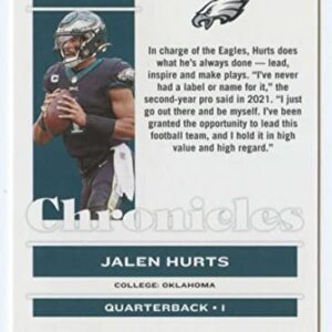 2021 Panini Chronicles #71 Jalen Hurts Philadelphia Eagles NFL Football Trading Card