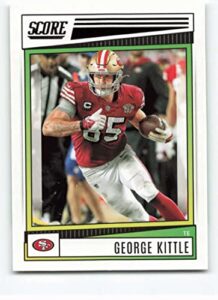 2022 score #165 george kittle nm-mt san francisco 49ers football nfl