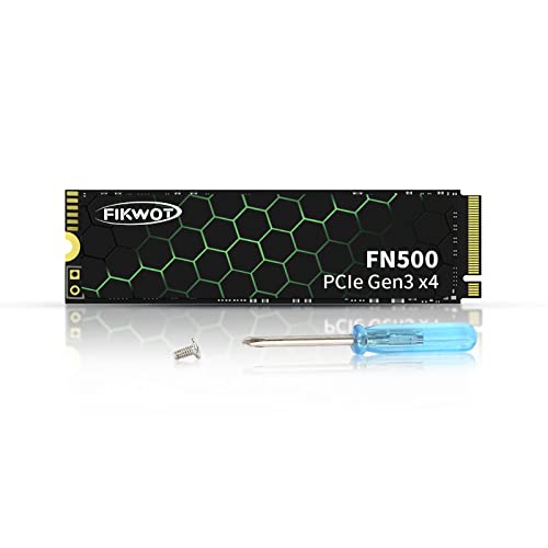 Fikwot FN500 1TB NVMe SSD 3D NAND 1.3 PCIe Gen3 x 4 M.2 2280 Internal Solid State Drive (Read/Write Speed up to 2,150/1,850 MB/s)