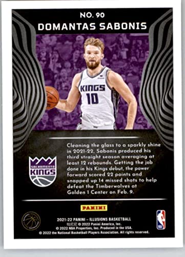 DOMANTAS SABONIS 2021-22 Panini Illusions #90 NM+-MT+ NBA Basketball Sac Kings