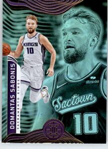 domantas sabonis 2021-22 panini illusions #90 nm+-mt+ nba basketball sac kings