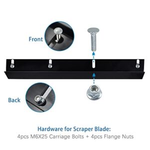 POSEAGLE Snow Blower Rubber Auger Paddles Replaces 72523-747-000, 72522-747-000, 72521-747-000 with 76322-747-000, 76322-747-A10 Scraper for Honda HS521, HS521K1, HS621 Snowblowers