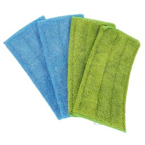 baluue 4pcs mop pad wet mopping cloth steam mops microfiber mop refill spray mop replacement head steammop mops flat replacement heads reusable fiber floor handle the head