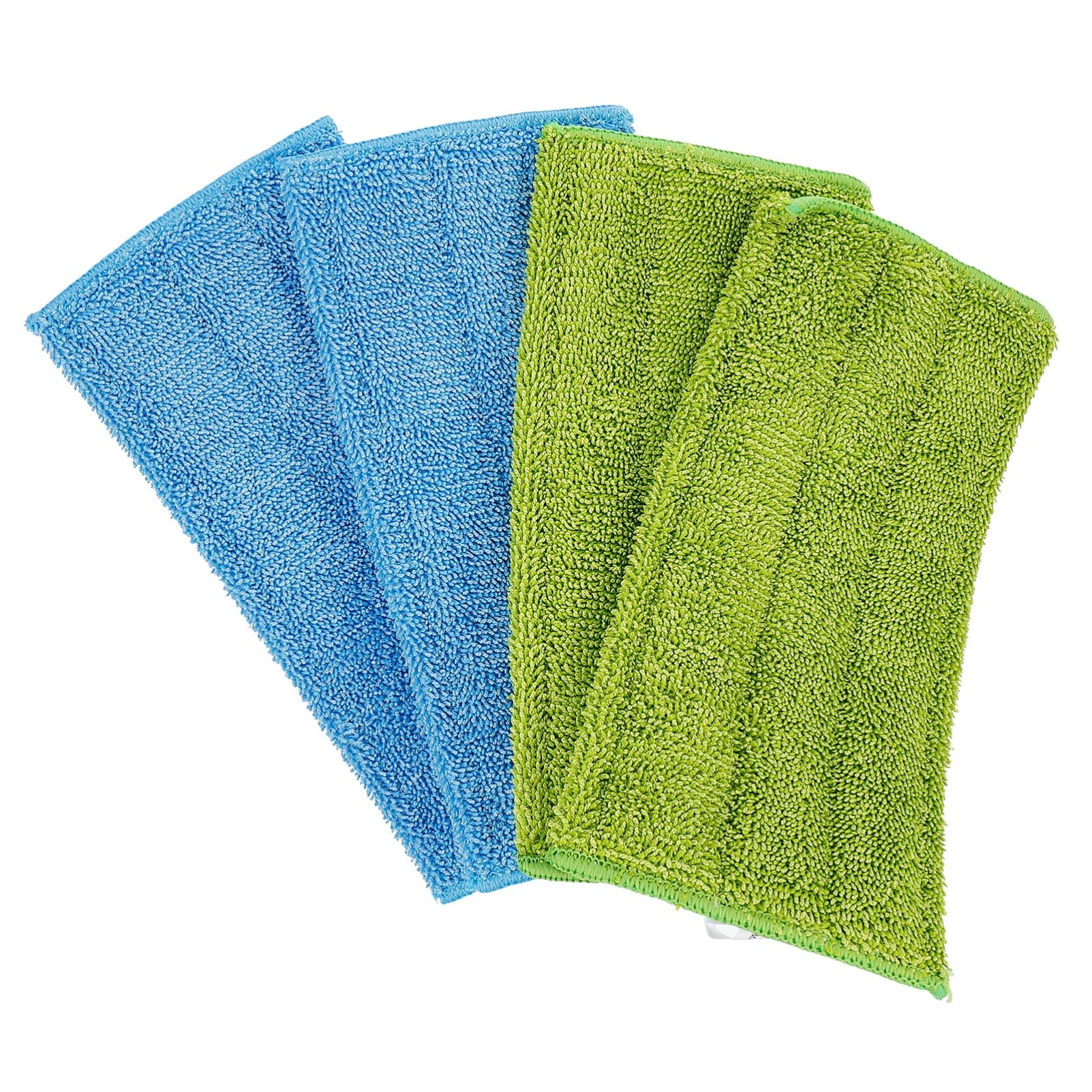 Baluue 4pcs Mop Pad Wet Mopping Cloth Steam Mops Microfiber Mop Refill Spray Mop Replacement Head Steammop Mops Flat Replacement Heads Reusable Fiber Floor Handle The Head