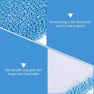 Baluue 4pcs Mop Pad Wet Mopping Cloth Steam Mops Microfiber Mop Refill Spray Mop Replacement Head Steammop Mops Flat Replacement Heads Reusable Fiber Floor Handle The Head