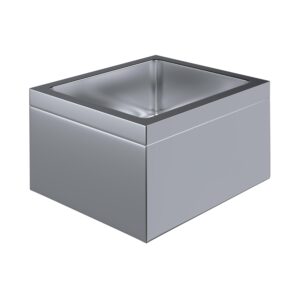 Stainless Steel Floor Mop Sink | 19" x 22" x 12" Sink | 304 Stainless Steel | NSF