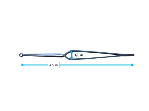 Lock Pinning Cross Locking Tweezers - Stainless Steel, for Locksmith Pinning & Rekeying Kit, Locksmith Tools, Metal Tweezers for Lock Pinning on a Pinning Mat for Locksmith