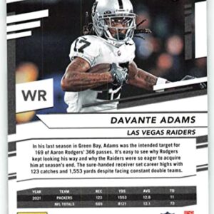 2022 Panini Prestige #107 Davante Adams Las Vegas Raiders NFL Football Trading Card