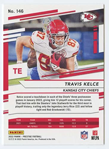 2022 Panini Prestige #146 Travis Kelce Kansas City Chiefs NFL Football Trading Card