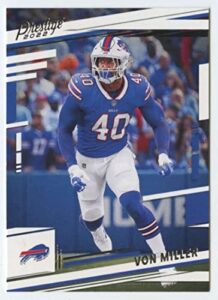 2022 panini prestige #287 von miller buffalo bills nfl football trading card