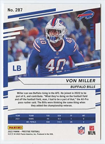 2022 Panini Prestige #287 Von Miller Buffalo Bills NFL Football Trading Card