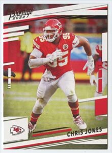 2022 panini prestige #147 chris jones kansas city chiefs nfl football trading card