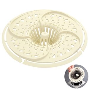 siwano,12 pack, disposable shower drain hair catcher/ stopper/ strainer/ snare/trap, clog prevention, bathtub drain protector for bathtub & bathroom, no need to clean (patent pending product)