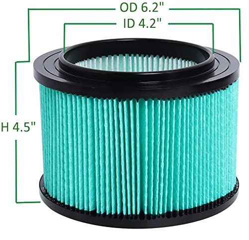 16950 Filter Compatible with Craftsman（Equivalent to 17810）Wet Dry Vacuum Filter Compatible with Craftsman 3 to 4-gallon (2 Pack)