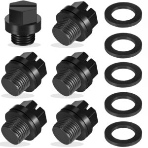 tondiamo 10 pieces spx1700fg pump plug pool filters with gasket replacement pool drain pump plug swimming pool plug black pipe plug for inground pool with o ring gasket washers for bathtub pool spa