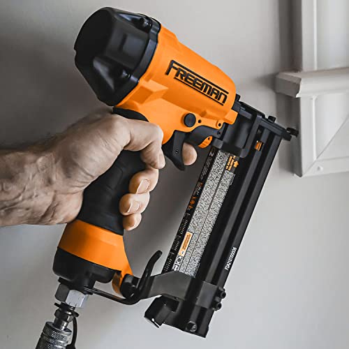 Freeman G2XL31 2nd Generation Pneumatic 3-in-1 16 and 18 Gauge 2" Finish Nailer/Stapler with Adjustable Metal Belt Hook and 1/4" NPT Air Connector