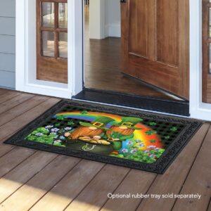 Briarwood Lane Irish Gnomes St. Patrick's Day Doormat Indoor Outdoor 18" x 30"