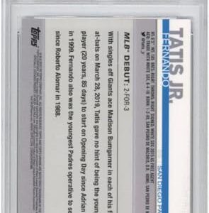 Graded 2019 Topps Chrome Update Fernando Tatis Jr. #54 Rookie RC Baseball Card PSA 10 Gem Mint