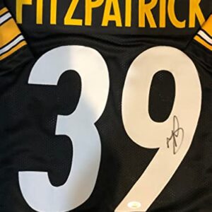 Autographed Minkah Fitzpatrick Steelers Custom Jersey - with JSA Witness COA