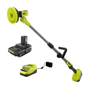 ryobi cordless one+ telescoping power scrubber kit