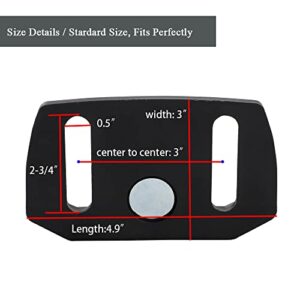 HUSWELL Universal Roller Wheel Skid Slide Shoes for Snow Blower Snowthrower