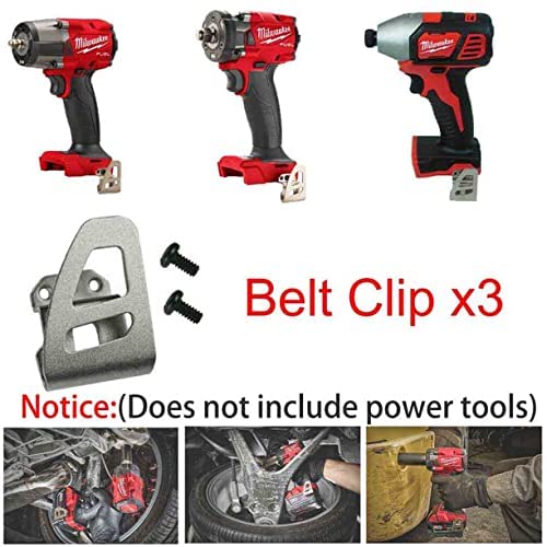 (2 PACK) 42-70-2653 M18 Fuel Belt Clip/Hook for Milwaukee 2604-20, 2604-22, 2604-22CT, 2797-22 Hammer Drill Impact Wrench Driver