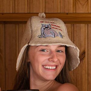 ASKOLD Ukrainian Sauna Hat Come if Something for Sauna Banya Bath House Sauna Hat Finnish - Ukraine Sauna Hat - Russian Banya Hat for Men Sauna Hat for Men Sauna Hats Russian