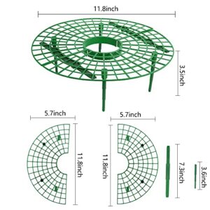 Iceyyyy 10 Pack Strawberry Plant Support - Strawberry Growing Racks - Strawberry Growing Frame for Keeping Garden Strawberry Clean (10, A)