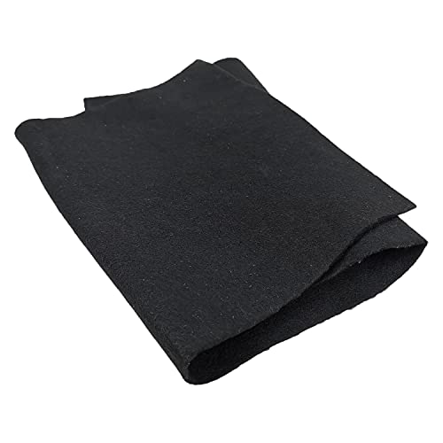 Buraku Welding Blanket Fireproof | Heat Resistant Up to 1800°F | Flame Retardant Fabric Material Carbon Felt for Welders | Plumbers Cuttable 36 by 36 Inches