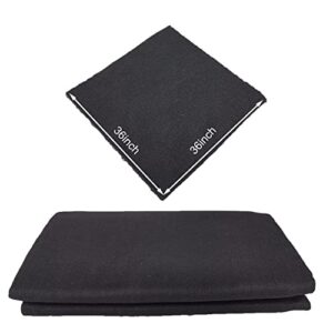 Buraku Welding Blanket Fireproof | Heat Resistant Up to 1800°F | Flame Retardant Fabric Material Carbon Felt for Welders | Plumbers Cuttable 36 by 36 Inches