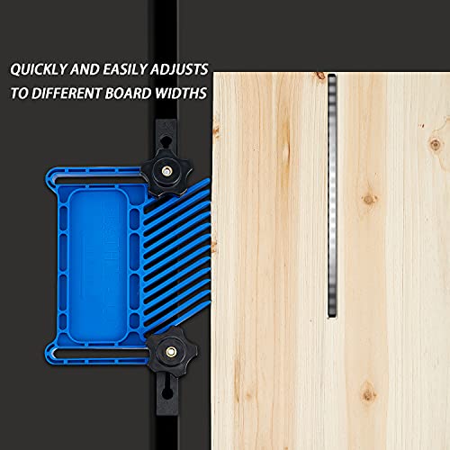 SUNLFPROD Featherboard Adjustable Woodworking Tools Safety Device Stackable Feather board for Table Saws, Router Tables & Band Saw with T-Slots, Miter Slots, T-Track Fences Push Block (Pack of 2)