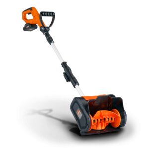 SuperHandy Snow Thrower Shovel Cordless & 4Ah 20V Lithium Ion Rechargeable Battery [Bundle Deal]