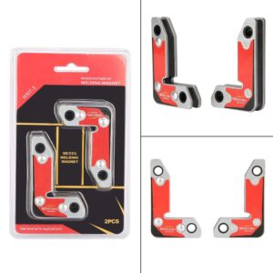 2pcs Inside/Outside Magnet Welding Clamp Magnetic Holder Fixer Welder Tool 30/60/90 Degree