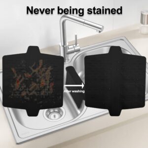 Sink Divider Ultra Thin Sink Saddle Mat VELOVYO Sink Protector Super Soft Kitchen Sink Mat No Smell Never Stain Durable