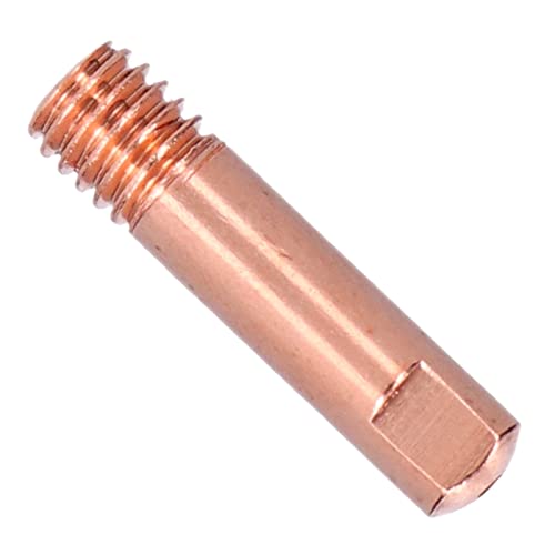 Welding Nozzle, Good Conductivity 20Pcs Contact Tip for Welder for Industry for CO2