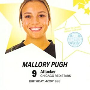 2021 Parkside NWSL Volume 2 Stars #S45 Mallory Pugh Chicago Red Stars Official National Womens Soccer League Trading Card in Raw (NM or Better) Condition