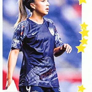 2021 Parkside NWSL Volume 2 Stars #S45 Mallory Pugh Chicago Red Stars Official National Womens Soccer League Trading Card in Raw (NM or Better) Condition