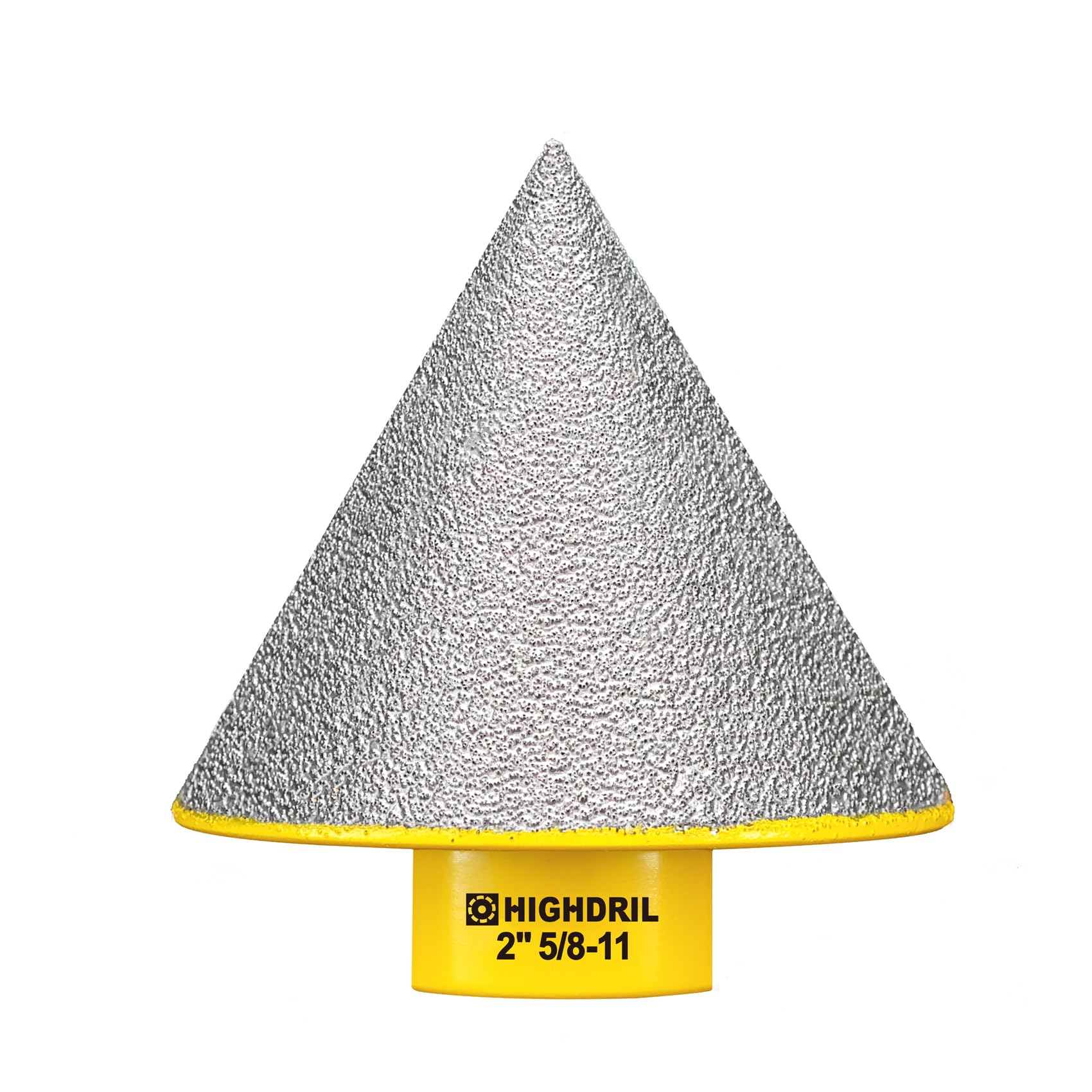 HIGHDRIL Diamond Beveling Chamfer Bits 2" x 5/8"-11 Thread for Existing Hole Trimming Finishing Cleaning Enlarging Marble Porcelain Tiles Granite