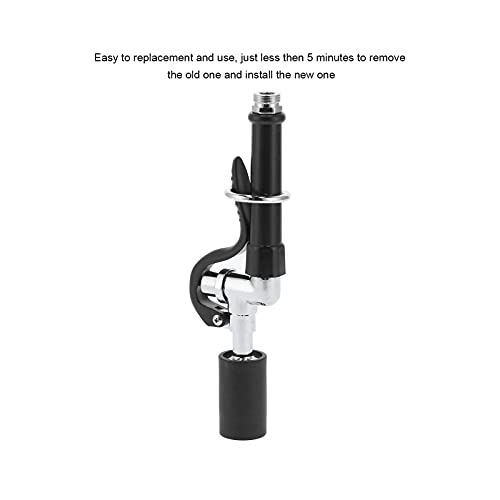 Garosa High Pressure Faucet Sprayer Restaurant Commercial Rinse Faucet Spray Valve Head Kit Dishwasher Pre-Rinse Commercial Faucet Spray Head Kitchen Faucet Accessory Black