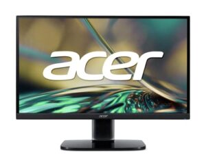 acer ka222q abi 21.5" full hd (1920 x 1080) va zero-frame monitor | 75hz refresh rate | 1ms vrb | amd freesync | for work or home | vesa and tilt compatible 1 x hdmi port 1.4 & 1 x vga port