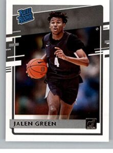 2021-22 panini chronicles draft picks donruss rated rookies #29 jalen green nba g league official ncaa basketball trading card in raw (nm or better) condition